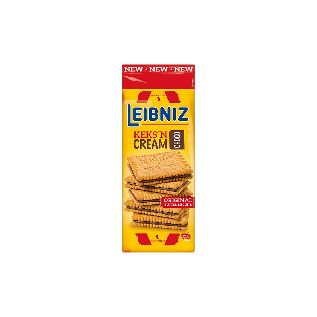 Leibniz Herbatniki maślane z kremem czekoladowym 190 g - eMaja24
