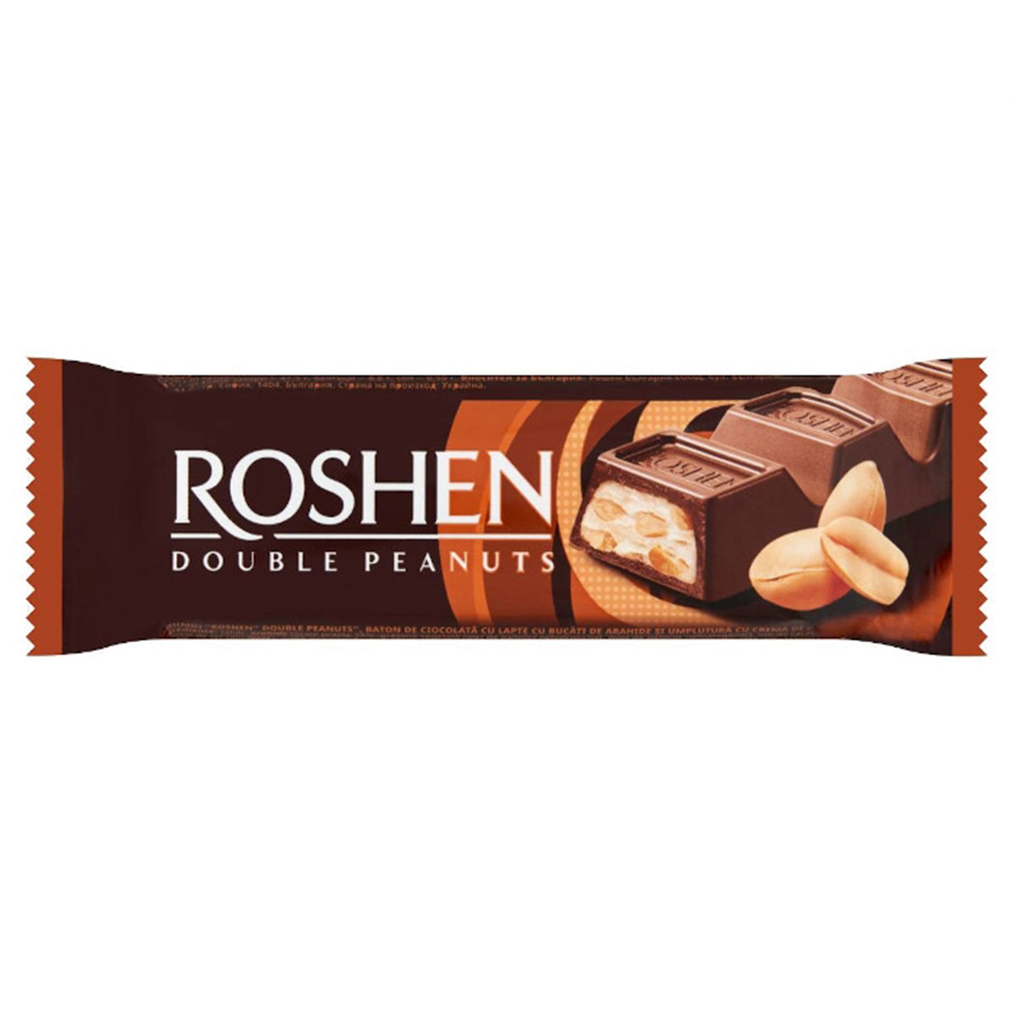 Roshen Baton double peanuts z kremem o smaku arachidowym 29 g - Sklep ...
