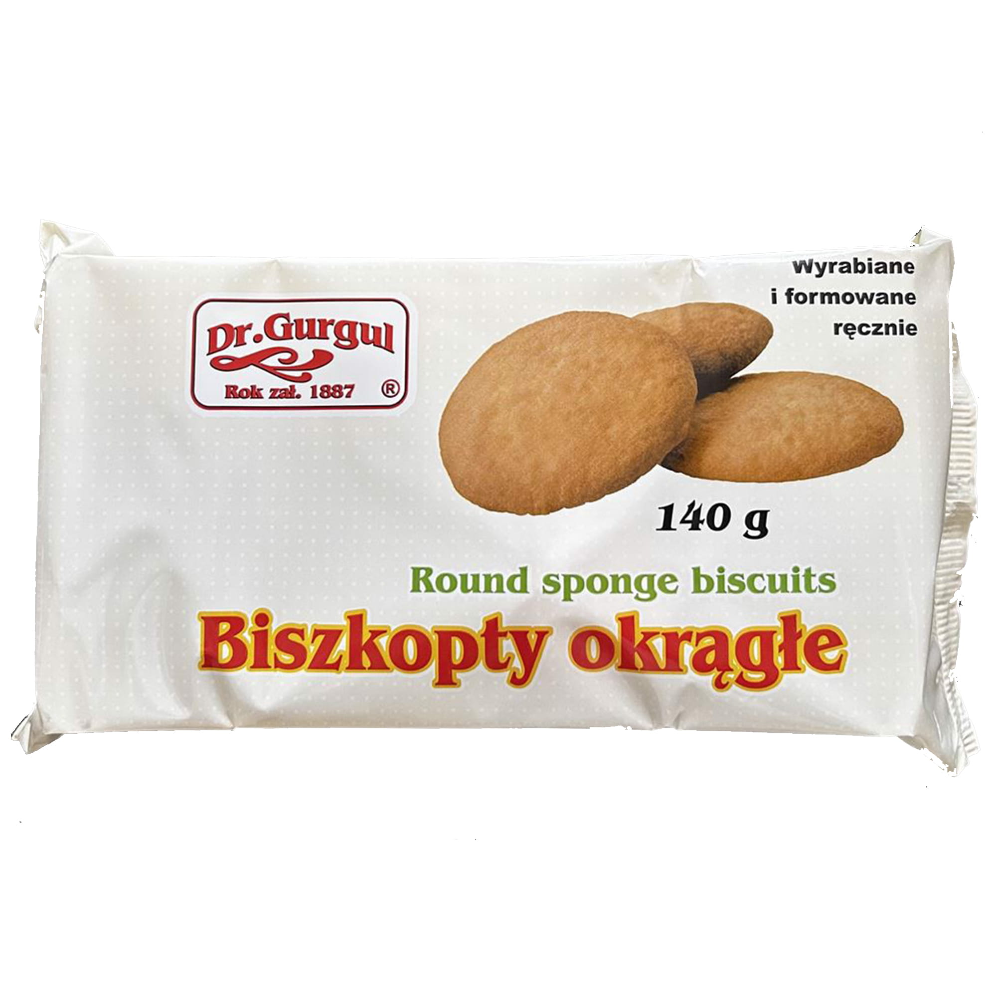 Dr. Gurgul Biszkopty okrągłe 140 g - eMaja24